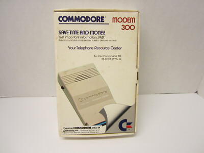 Commodore Modem 300 Your Telephone Resource Center Software Kit Model ...