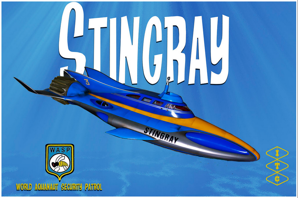 GERRY ANDERSON STINGRAY - THUNDERBIRDS RARE HD A3 PRINT - FREE NEXT DAY ...