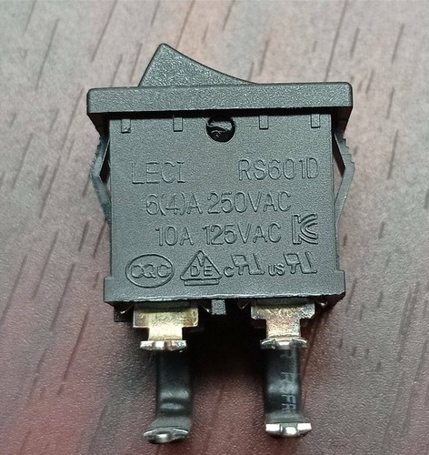 10 PCS RS601D plate Switch 10A 125A 6(4)A 250VAC 4 foot Bend foot switch #D3* | eBay