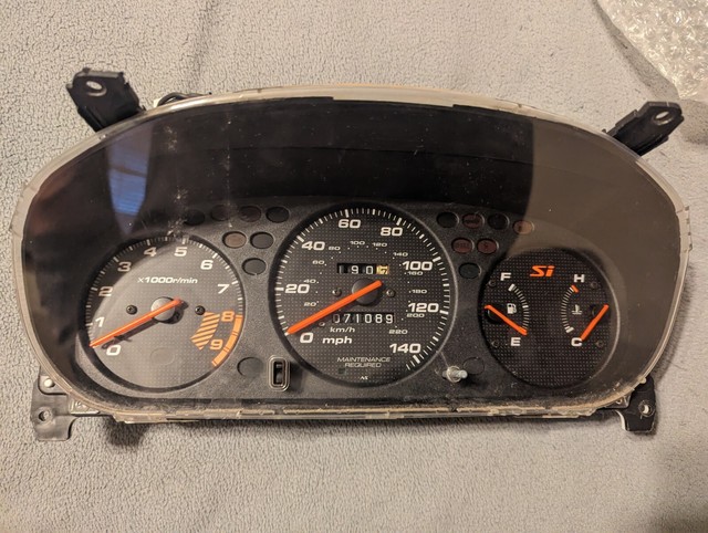 OEM Honda Civic EX Gauge Cluster Parts 1996 1997 Odometer 2000 ...