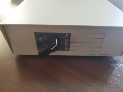4-Way RJ45 Manual Data Transfer Switch Box Rotary | eBay
