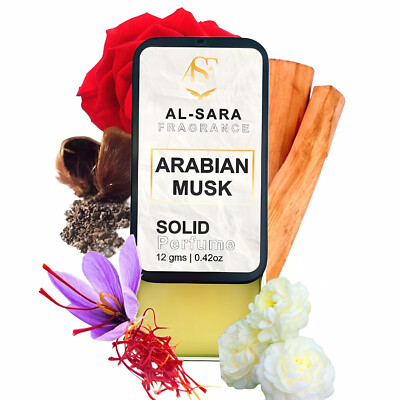 Al Sara Fragrance ARABIAN MUSK Solid Perfume 12g | Alcohol-Free | eBay
