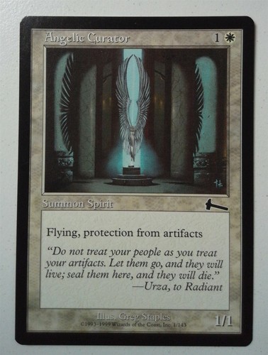 Angelic Curator *Common* Magic MtG x1 Urza's Legacy SP | eBay