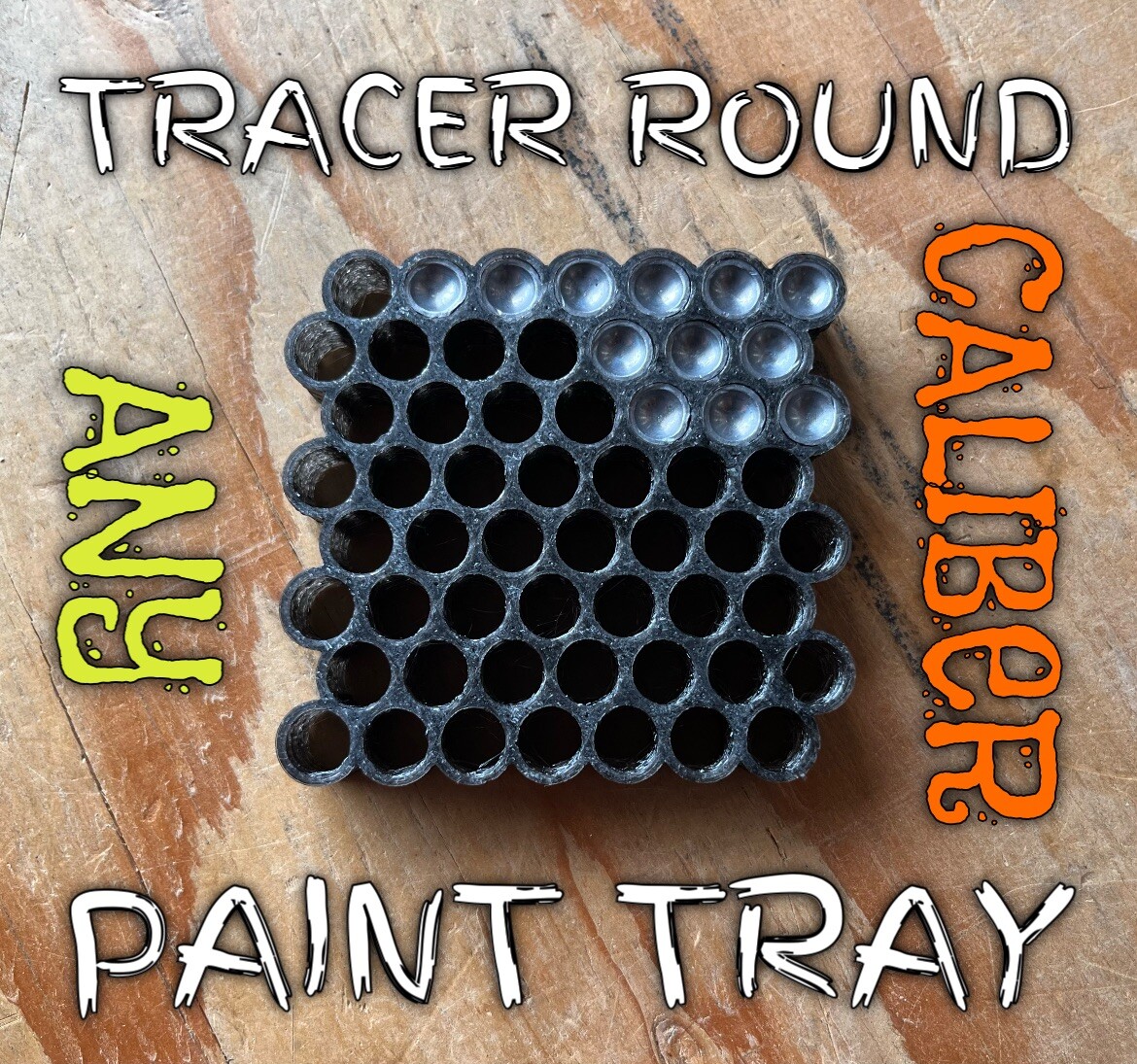 Pellet / Slug Tray For Painting Your Own Tracer Pellets For Pcp Air ...