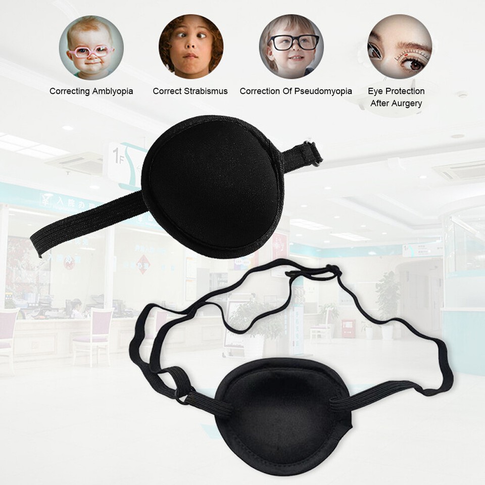 Adult Eye Patch Medical Adjustable Reusable Eyeshades Concave Foam ...