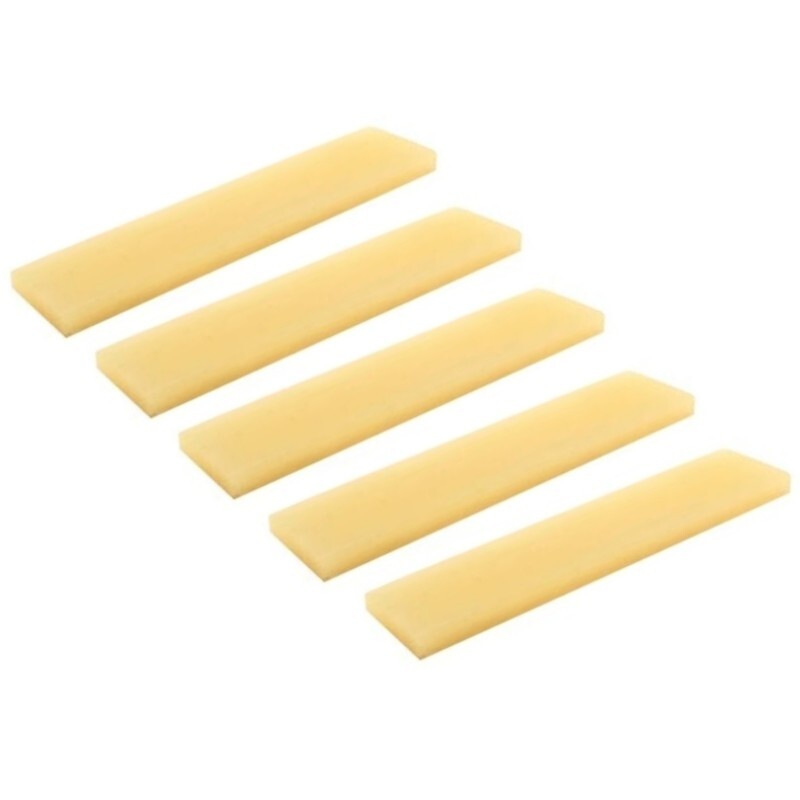 5x Unbleached BONE 4"x1"x1/8"(105x24x4mm) Inlay Knife scale | eBay