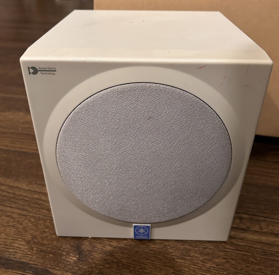 Yamaha YST-MS201 2.1 Multimedia Powered Speakers 3.5mm 45Hz Bass Wood ...