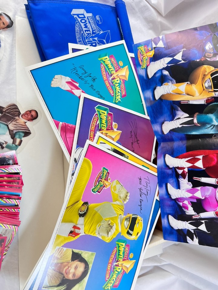 1994 SABAN’S MIGHTY MORPHIN POWER RANGERS OFFICIAL FAN CLUB BOX W ...