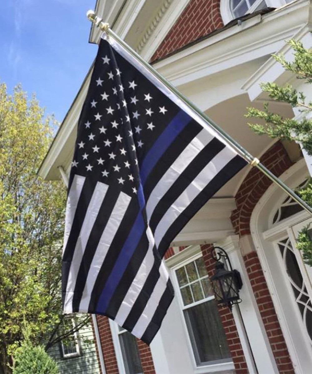 Support Blue Police Flag