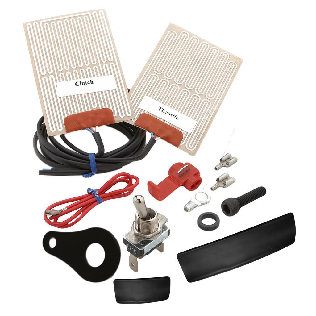 Heat Demons - 210019MT - Motorcycle Grip Warmer Kit with Metal Toggle ...