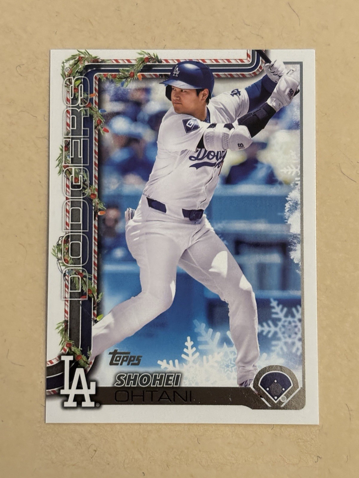 2025 Topps Holiday Shohei Ohtani H200 Dodgers MVP