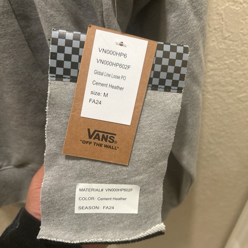 Vans Global Line Loose Hoodie grey blue | eBay