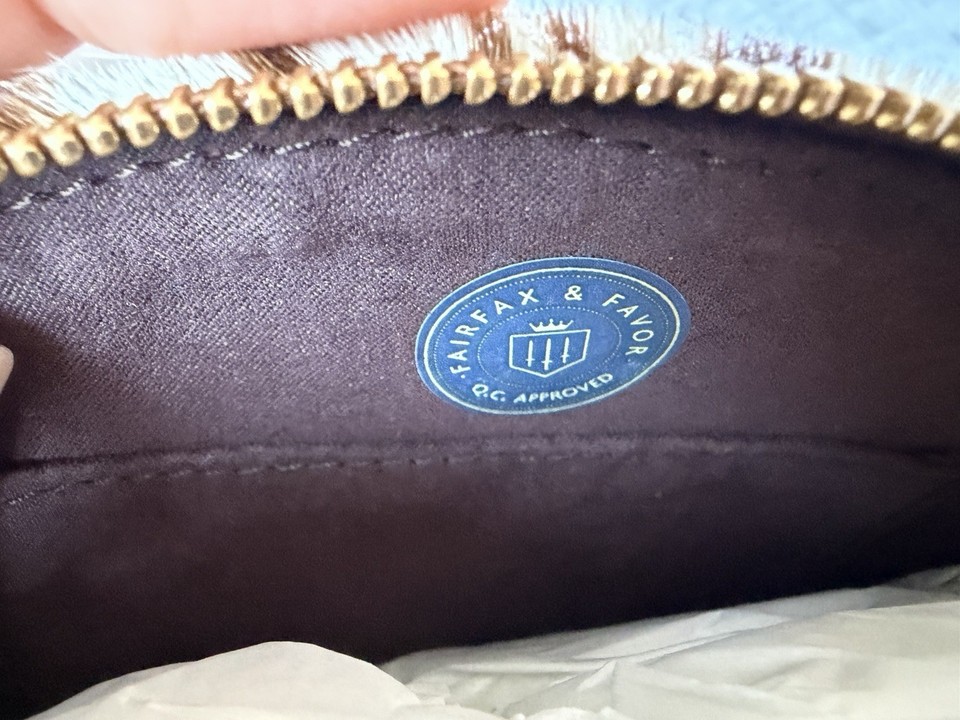 Fairfax And Favor Chiltern Coin Purse Cowhide 2020 Collection With Box ...