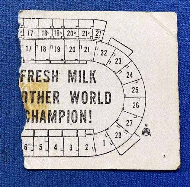 RARE 1965 AFL Buffalo Bills Ticket Stub vs New York Jets JOE NAMATH ...