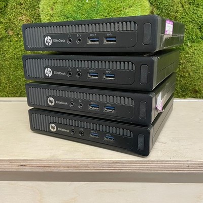 Job Lot 4x HP EliteDesk 800 G1 Mini PCs i3/i5 CPUs 8GB RAM No SSD Wi-Fi ...