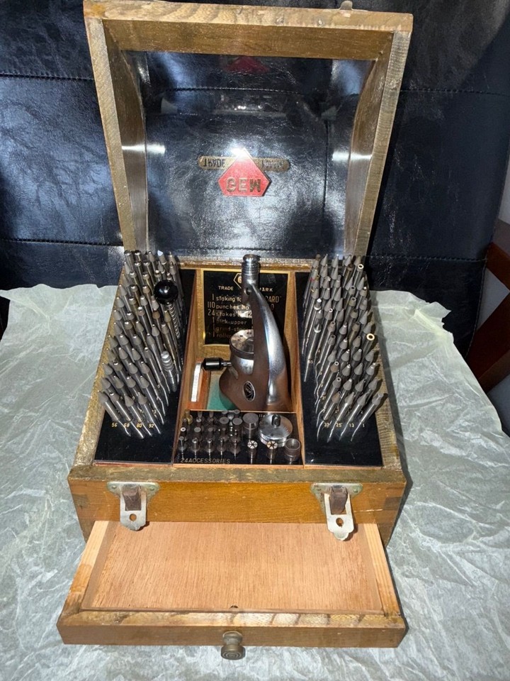GEM Staking Tools Standard Tagane Set Watch Repair Tool Vintage From ...