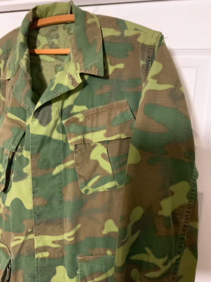 1969 ERDL Green Dominant Camouflage Man's Shirt/Jacket -ER2 | eBay