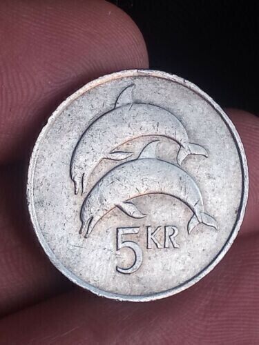 Coin, Iceland, 5 Kronur, 1981, Copper-nickel, KM:28 Kayihan coins T51 ...