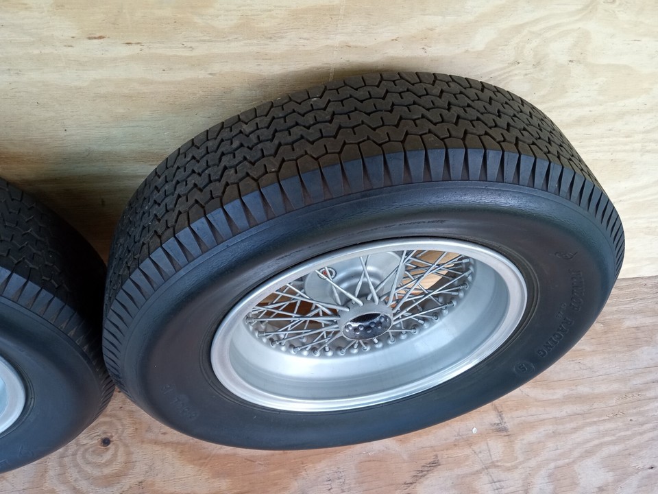 Ferrari 410S Borrani Wire Wheels_42 Rudge Hubs_16X5.5_RW3241_55-56 ...