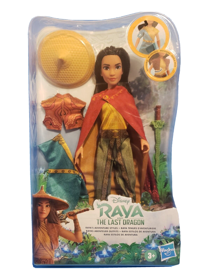 Disney Raya and The Last Dragon Raya's Adventure Styles Doll Hasbro NEW ...