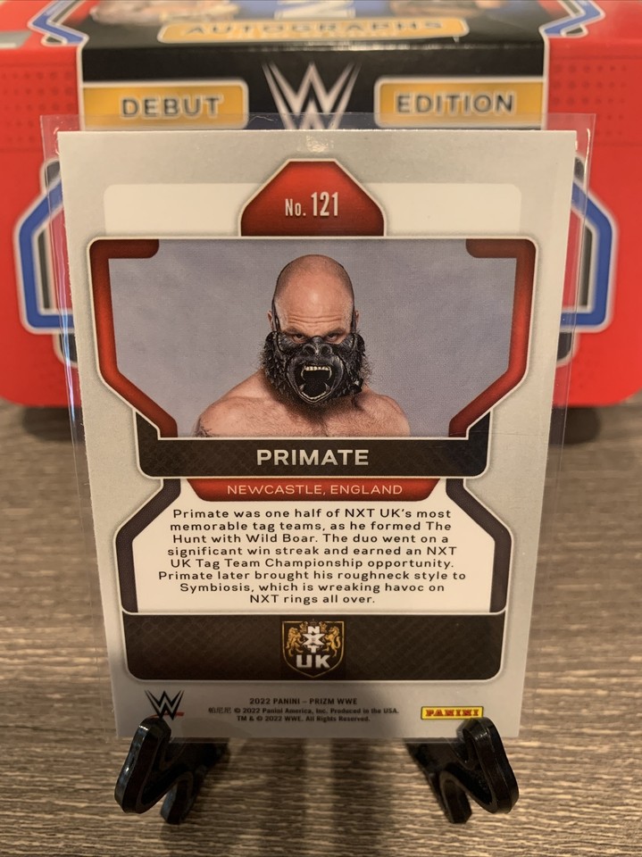 2022 Panini Prizm WWE - PRIMATE - RC ROOKIE (#121) - NXT UK - DEBUT ...