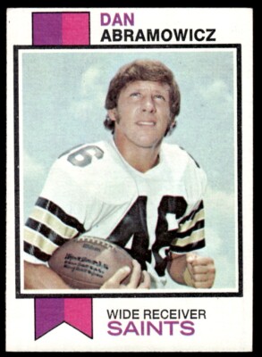 1973 TOPPS DAN ABRAMOWICZ NEW ORLEANS SAINTS #383 | eBay