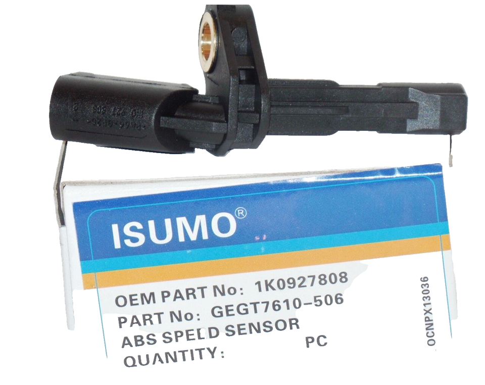 ABS Wheel Speed Sensor Rear Right Fits: OEM# 1K0927808 Audi Porsche VW ...