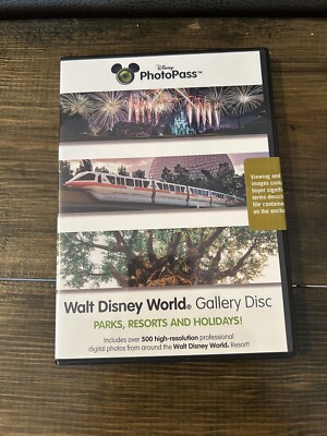 Walt Disney PhotoPass CD Souvenir Pictures Family Keepsake Theme Park ...