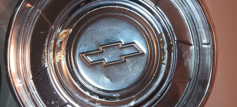 1973-1987 Chevy Dog Dish Hubcaps Truck K10 K15 C10 Wheel Cover Hub Caps ...