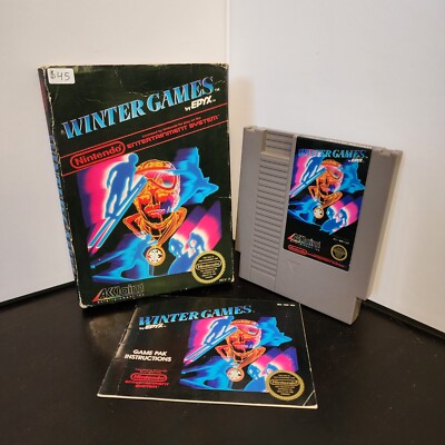 Winter Games (Nintendo Entertainment System, NES, 1987) - Tested ...