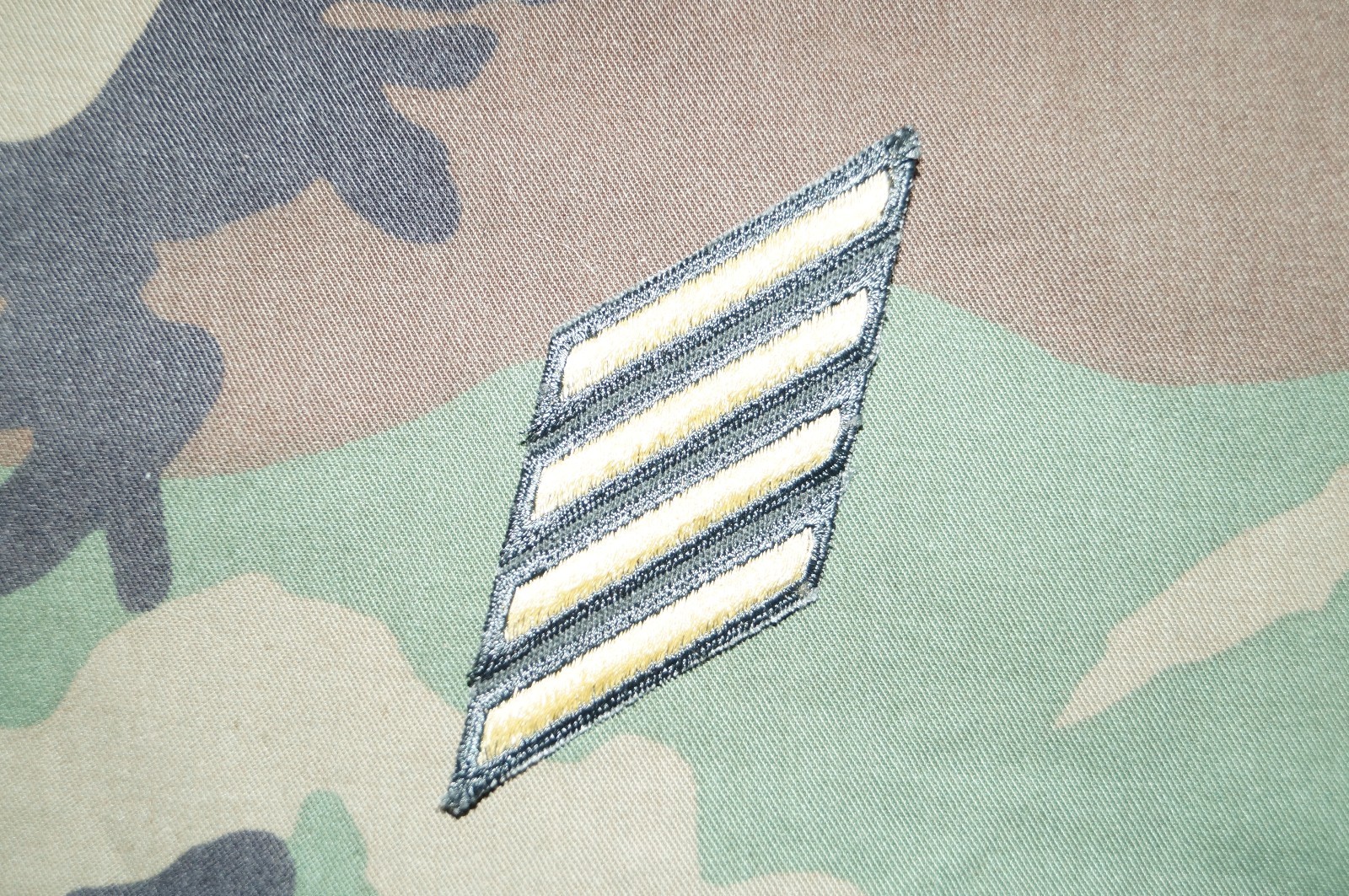 US Army Enlisted Male Service Stripes (4) 12 Years Sew on Dress Greens ...