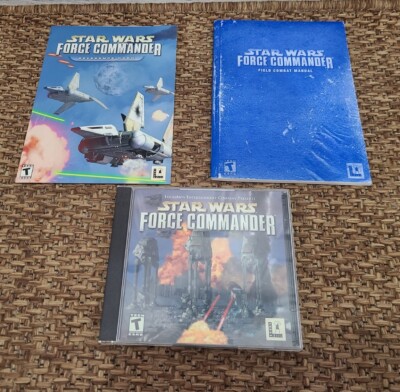 Star Wars Force Commander PC Game With Instruction Manual & Refrence ...