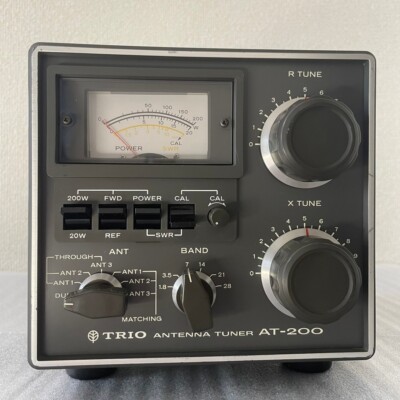 Kenwood TRIO AT-200 Ham Radio Antenna Tuner HF 1.8～28MHz 200W from ...