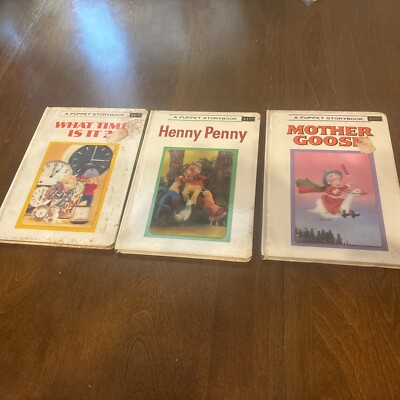 Hardcover A Puppet Storybook BOARD BOOK Lot Of 3 | eBay