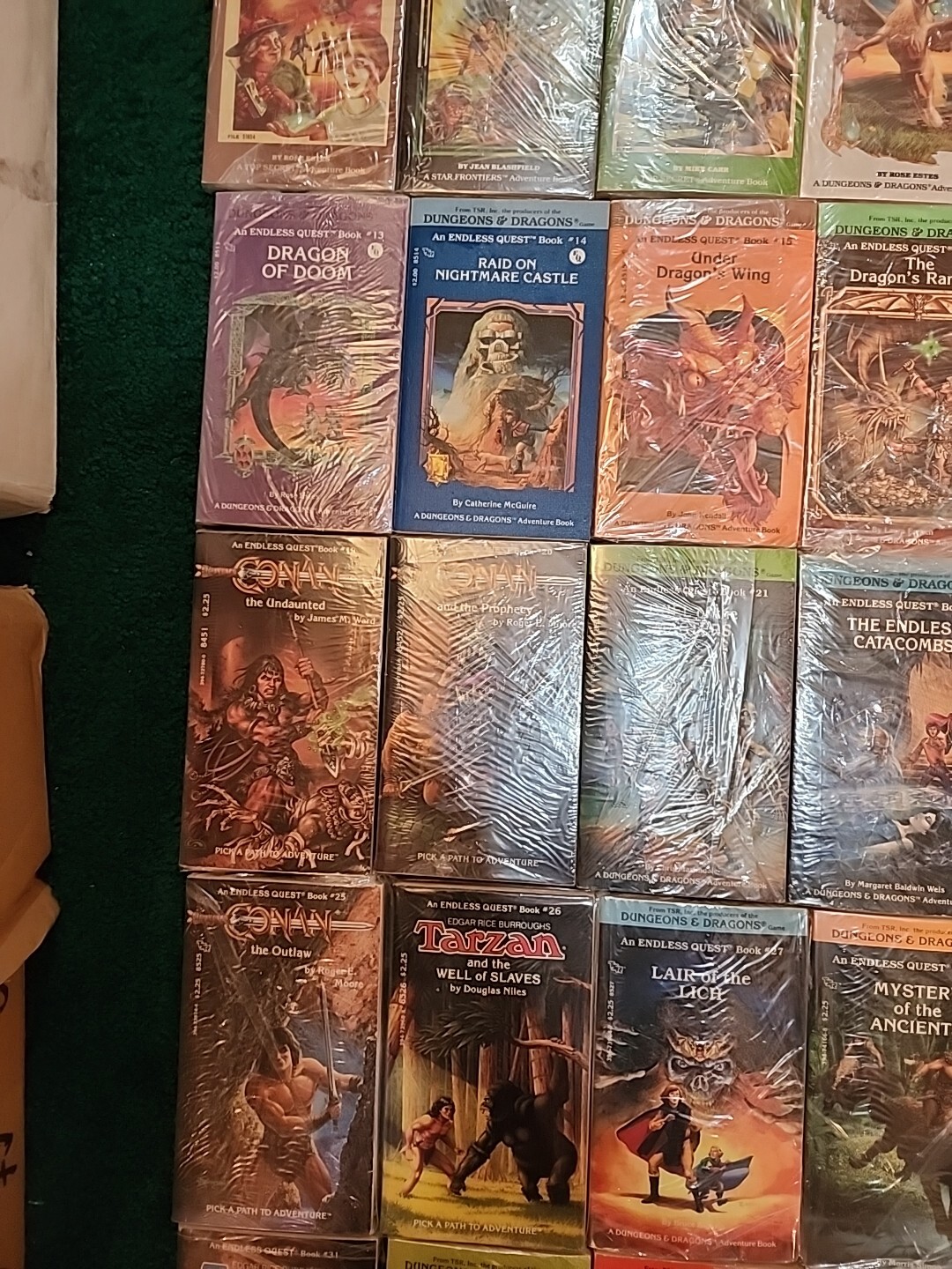 DUNGEONS & DRAGONS Endless Quest Book Lot COMPLETE HIGH GRADE SET #1 Thru 36 | eBay