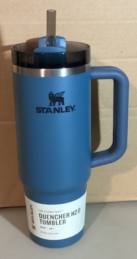 NEW Stanley 30oz H2.0 FlowState Quencher Tumbler - Blue Spruce w/ tags ...