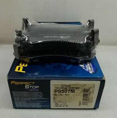 PS507M Perfect Stop By Wagner Semi Metallic Disc Brake Pads Made In USA ...