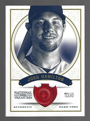 Josh Hamilton 2012 Panini National Treasures Prime Button 3/6 | eBay