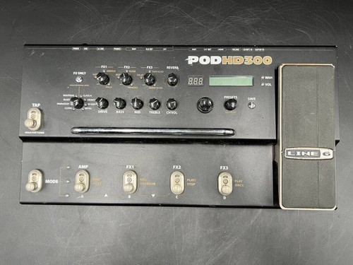 Line 6 Pod HD300 Multi-Effect Amp Modeler Pedal Board Used Tested | eBay