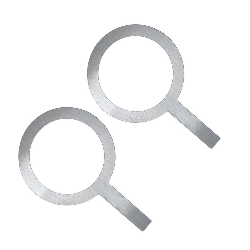 2pcs Stainless Steel Milk Tea Ring Baking Milk Cup Rim Protective Cover ...