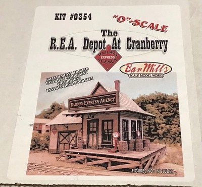 BAR MILLS R.E.A. Depot At Cranberry O-Scale Model Building Kit #0354 | eBay