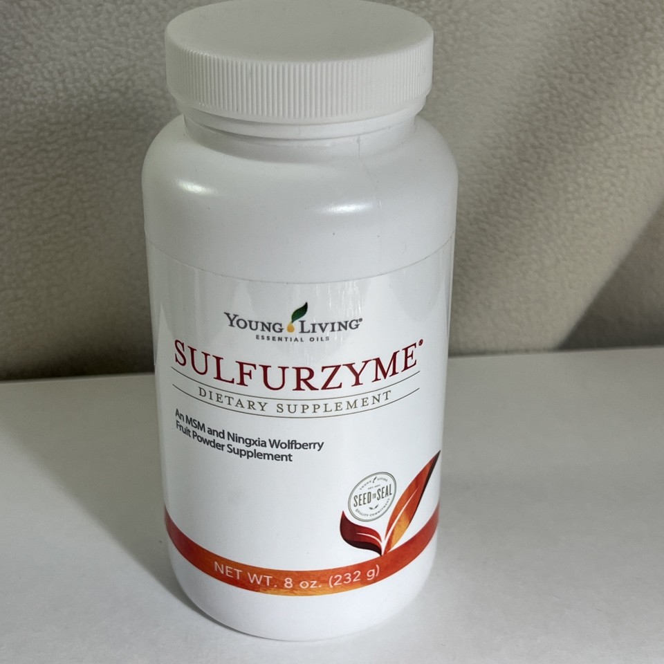 Young Living Essential Oils SULFURZYME POWDER Supplement New/Opened ...