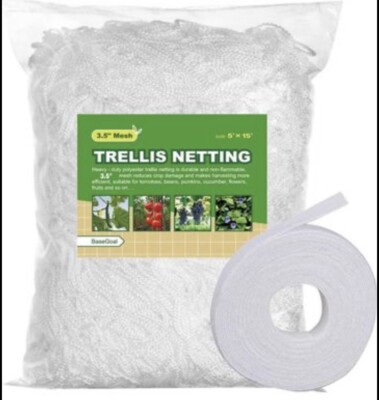 Allweather Trellis Netting Mesh Plant Garden Vine Growing Flexible ...