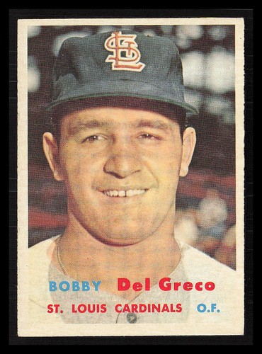 Bobby Del Greco 1957 Topps #94 St. Louis Cardinals | eBay