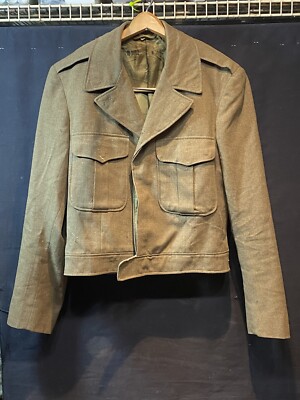 WWII Eisenhower “Ike” OD Field Jacket, Army Military M1542 | eBay