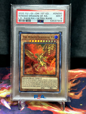 The Winged Dragon of Ra (Alt Art) LED7-EN000 Legendary Duelists Rage of ...