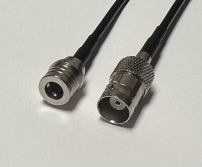 RG58 QMA Male to BNC Female Coax Cable Pick Your Length US Fast ...