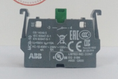 ABB Indicator / Pushbutton Switch Accessories Contacts MCB-10 | eBay