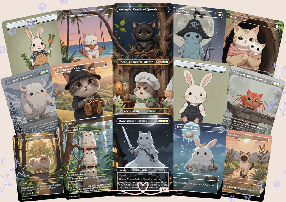 FOIL Baylen Hare Apparent Commander EDH Deck + 8 Free Tokens | eBay