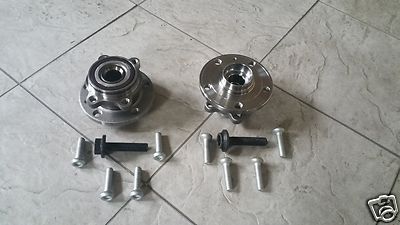 VW CADDY VAN 04-06 TWO FRONT WHEEL BEARING HUB KITS 4 BOLTS FIXING LH ...